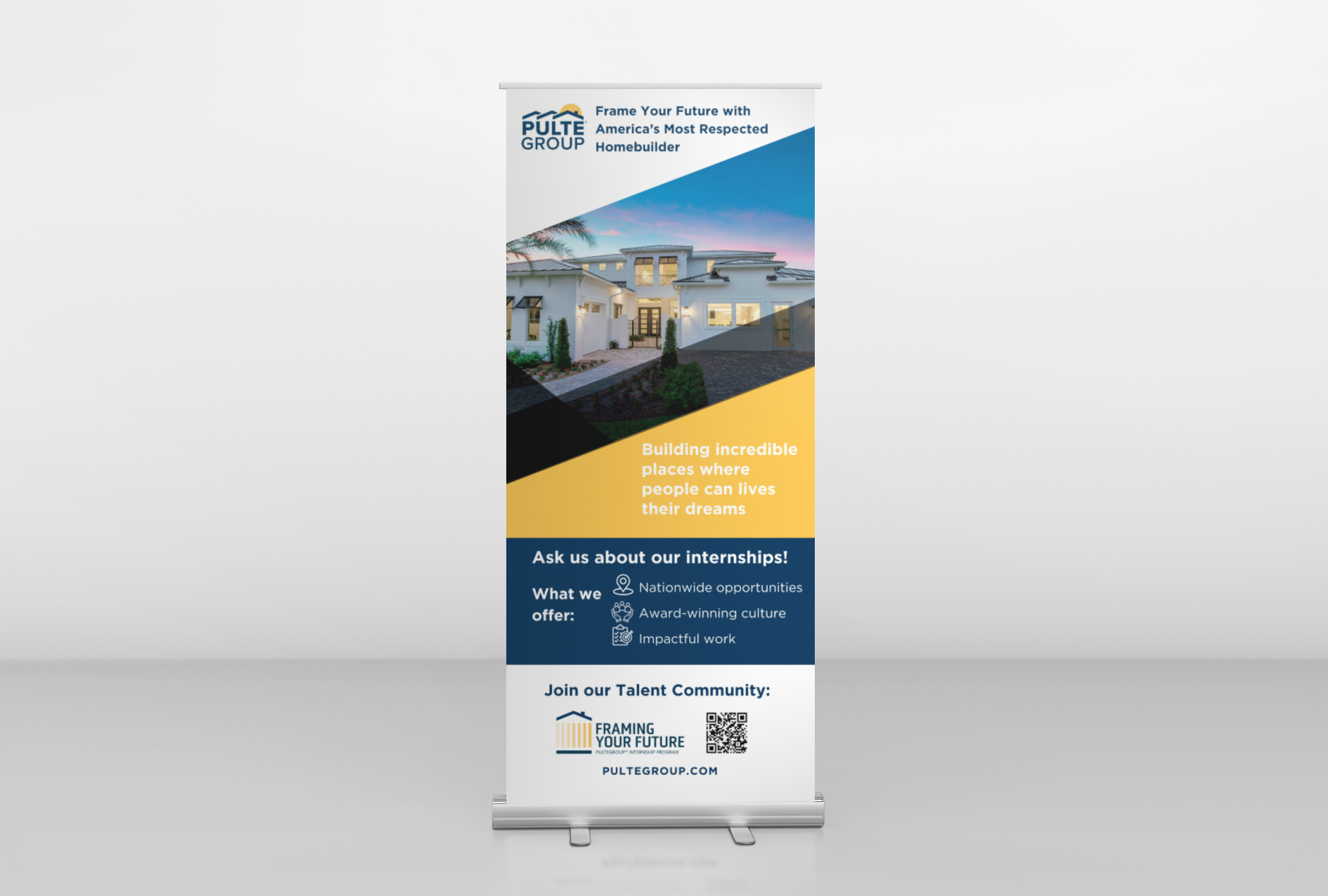 Pulte Recruiting - Retractable Banner Southeast | www ...